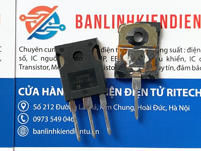 IRFP450, IRFP 450, IRF450 Mosfet kênh N 500V/14A TO-3P (hàng nhập khẩu)