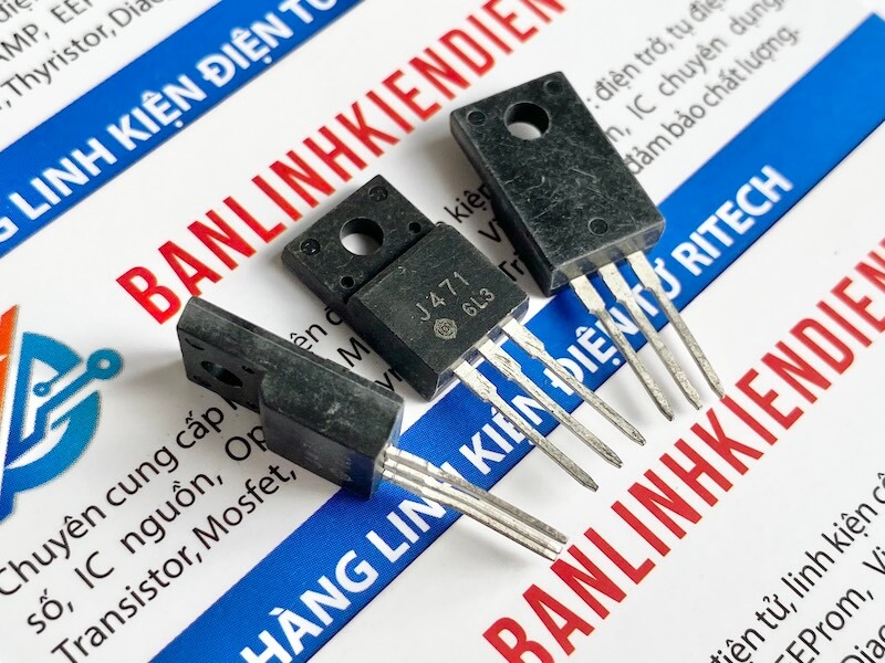2SJ471, J471 Mosfet Kênh P 30V/30A TO-220F