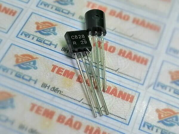 Transistor NPN C828, 2SC828 dòng điện 0.1A 30V TO-92