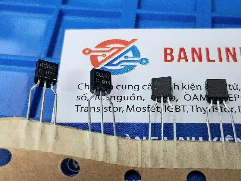 BC547, BC547C Transistor 0.1A 45V NPN TO-92 (nhập khẩu)