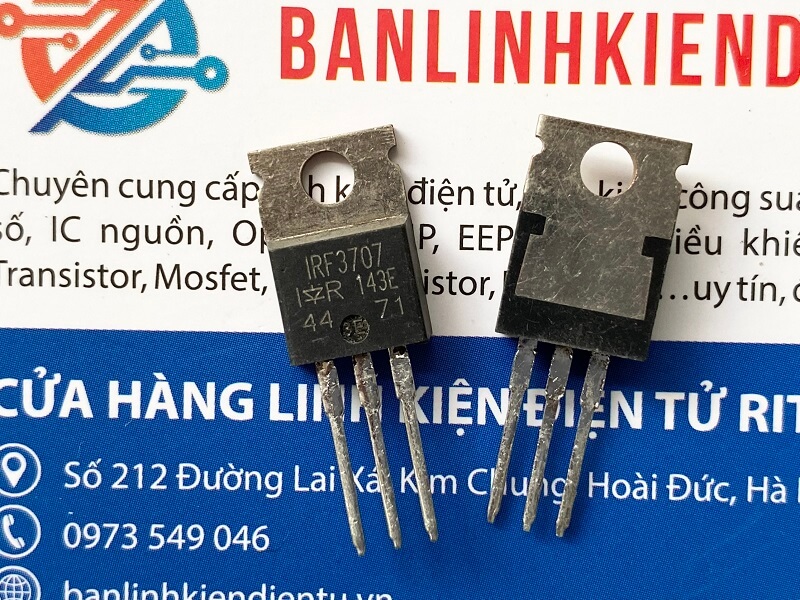 IRF3707 SMPS Mosfet 62A 30V TO-220AB (tháo máy)